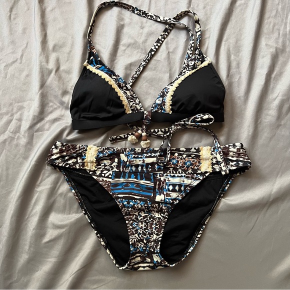 Lucky Brand | Swim | Lucky Brand Southwest Print Bathing Suit Bikini M ...